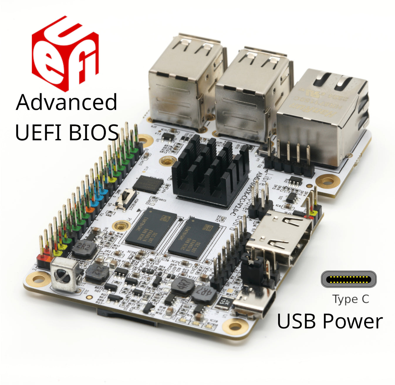 Libre Computer Sweet Potato AML-S905X-CC-V2 Single Board Computer – LoveRPi