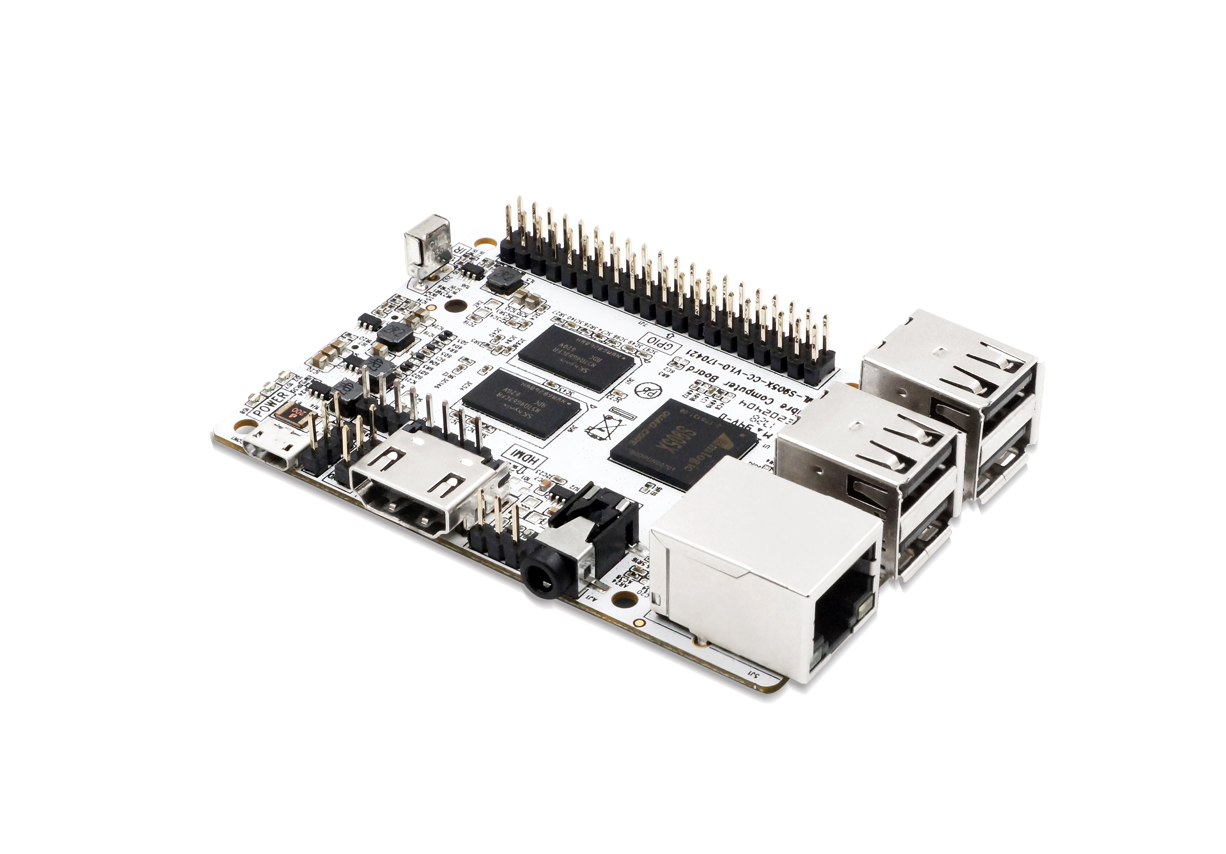 Libre Computer Le Potato AML-S905X-CC Single Board Computer – LoveRPi