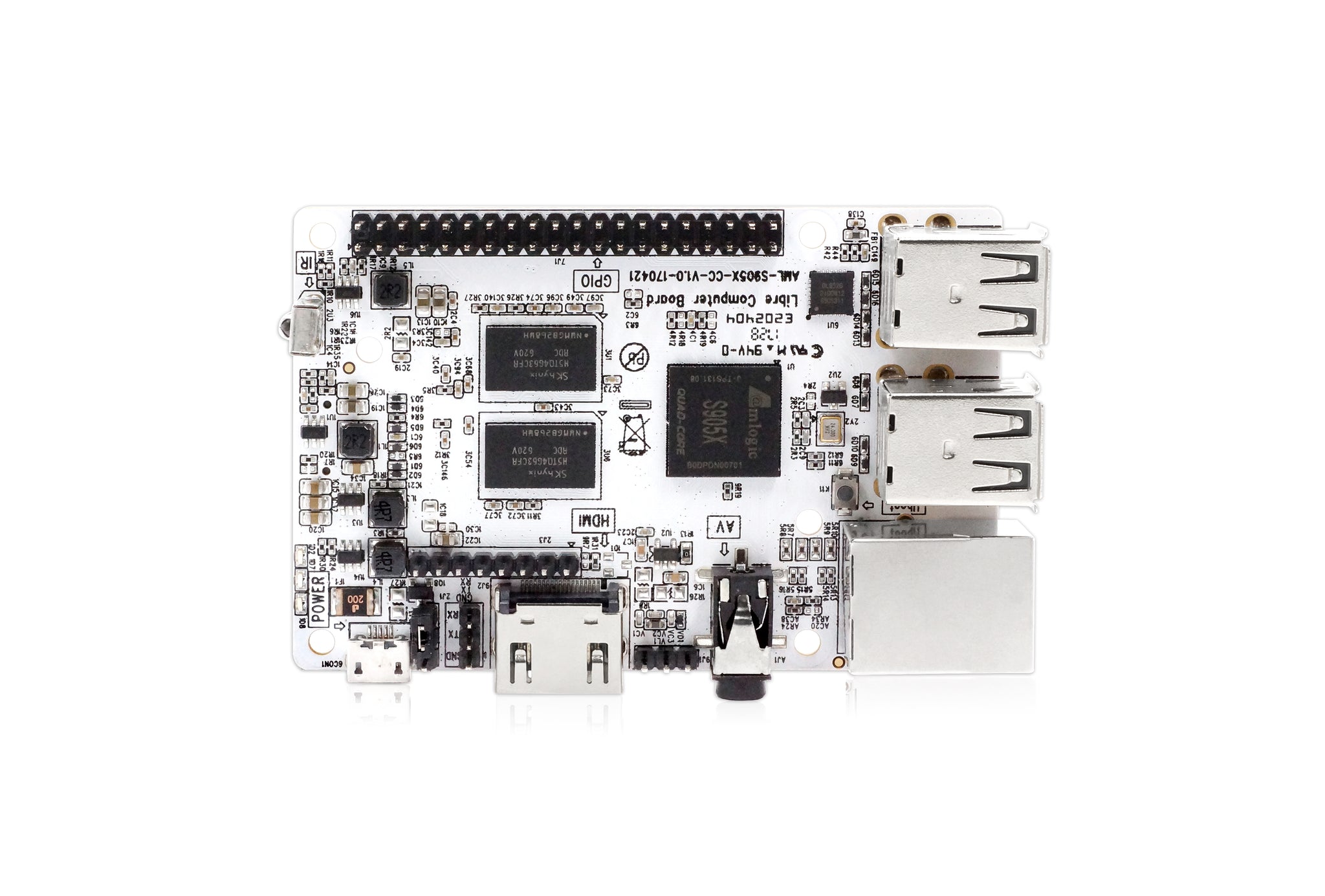 Libre Computer Le Potato AML-S905X-CC Single Board Computer – LoveRPi